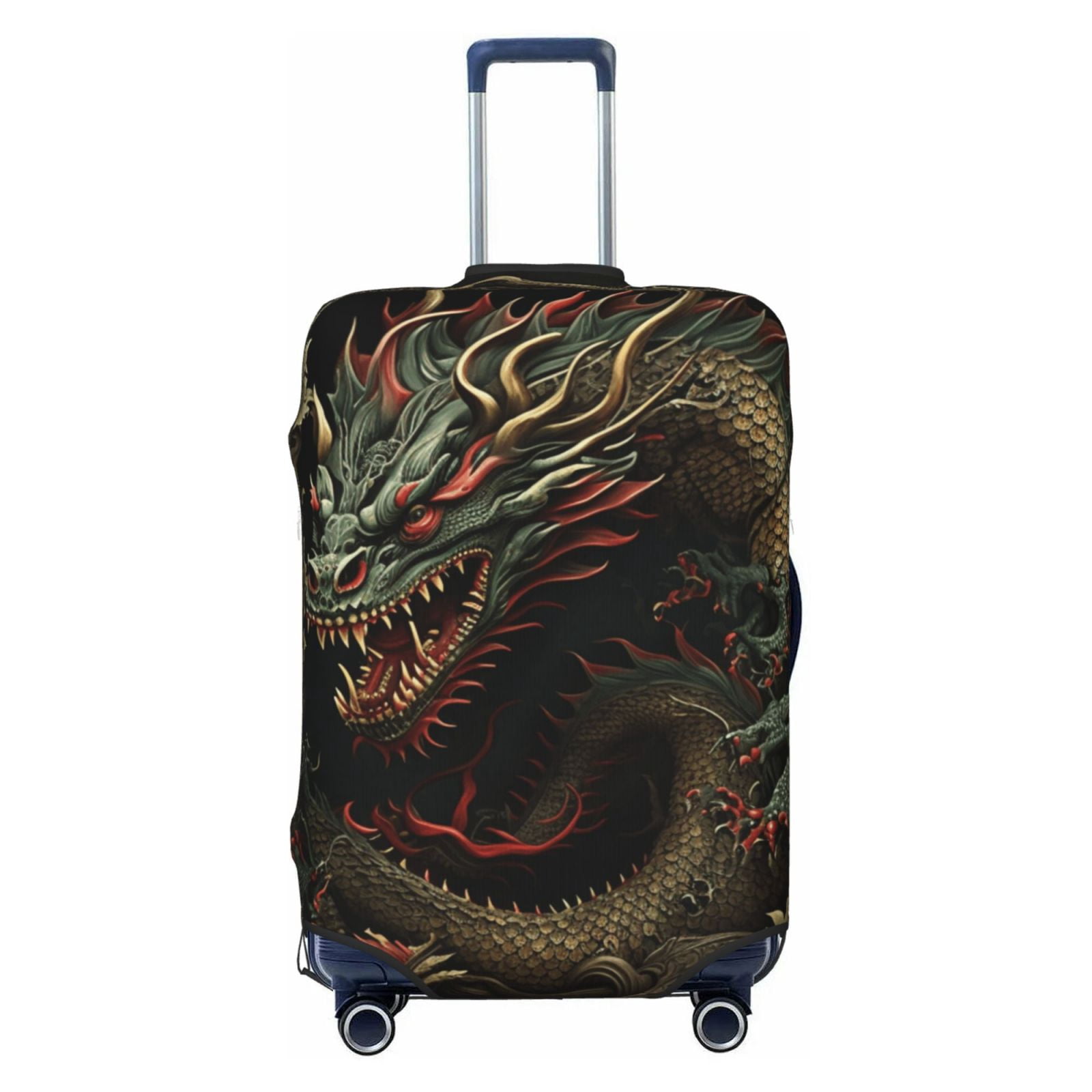 Dragon Chinese Style Chinoiserie Art Cool Travel Luggage Cover Suitcase ...
