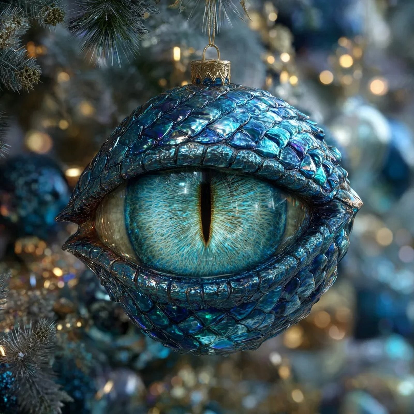 Dragon Christmas Ornaments,Enchanted Dragon Eye Ornament,Mystic ...