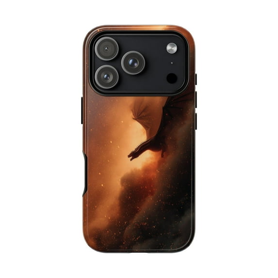 Dragon Cinder Fire Nebula Sky Dark Cosmic Burst Phone Case 17 16 15 14 ...