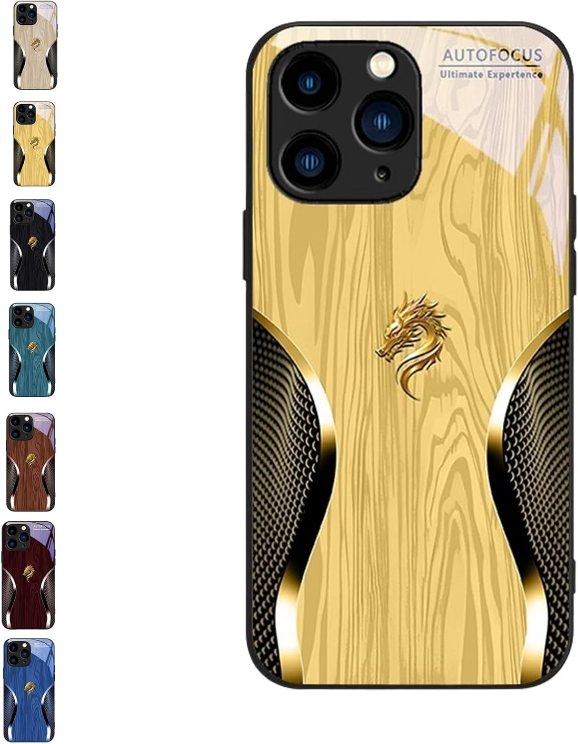 Dragon Compatible with Magsafe Glass Phone Case for iPhone 16 15 14 13 12 11 Plus Pro Max Series ...