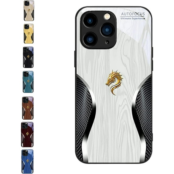 Dragon Compatible with Magsafe Glass Phone Case for iPhone 16 15 14 13 ...