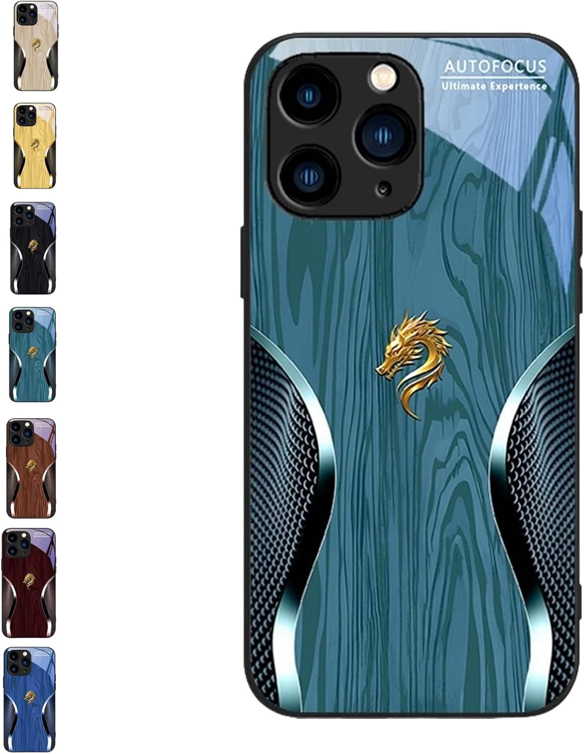 Dragon Compatible with Magsafe Glass Phone Case for iPhone 16 15 14 13 12 11 Plus Pro Max Series ...