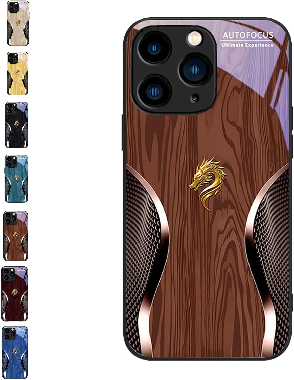 Dragon Compatible with Magsafe Glass Phone Case for iPhone 16 15 14 13 12 11 Plus Pro Max Series ...