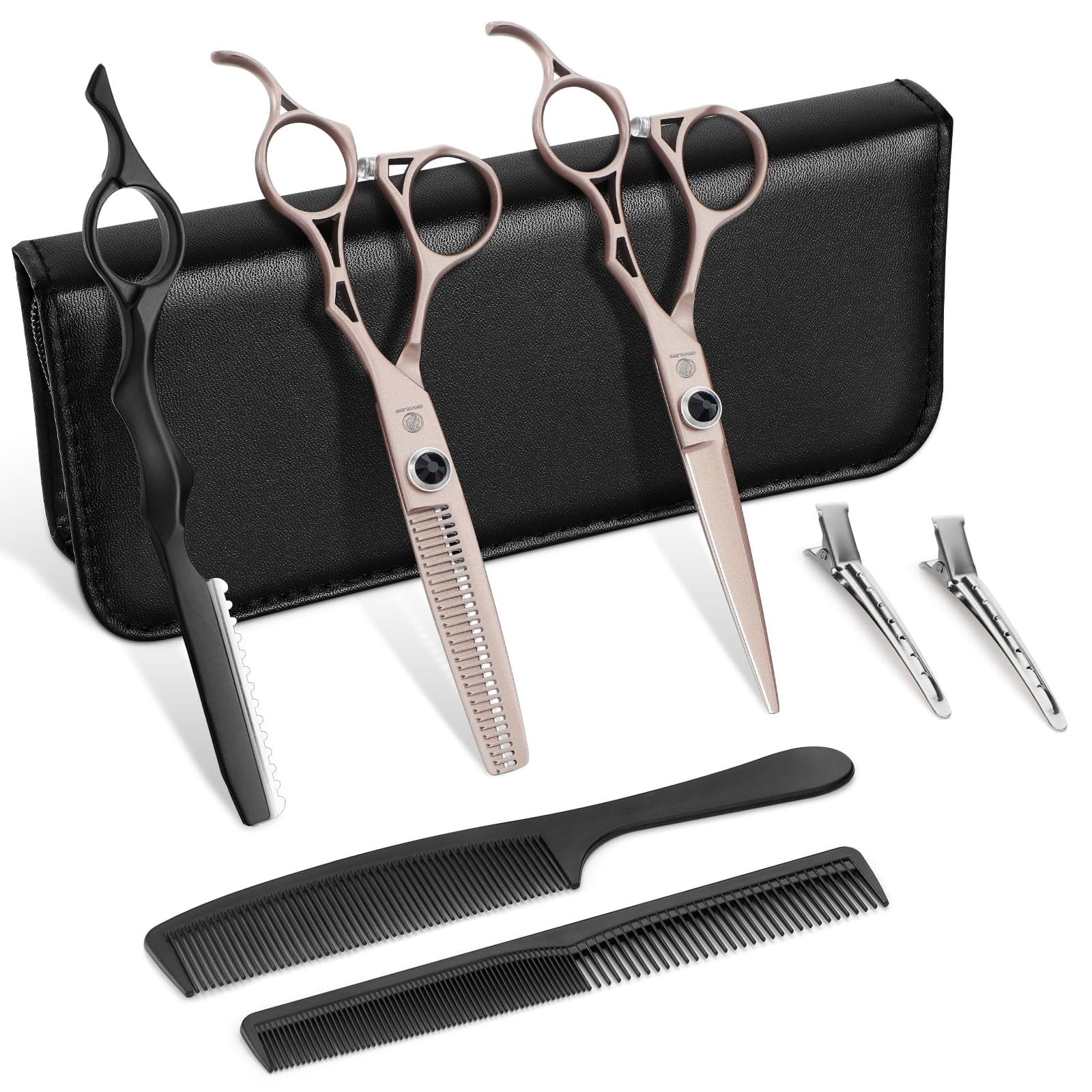 Dragon Creek Hair Cutting Thinning Scissors Set Haircut Texturizing ...