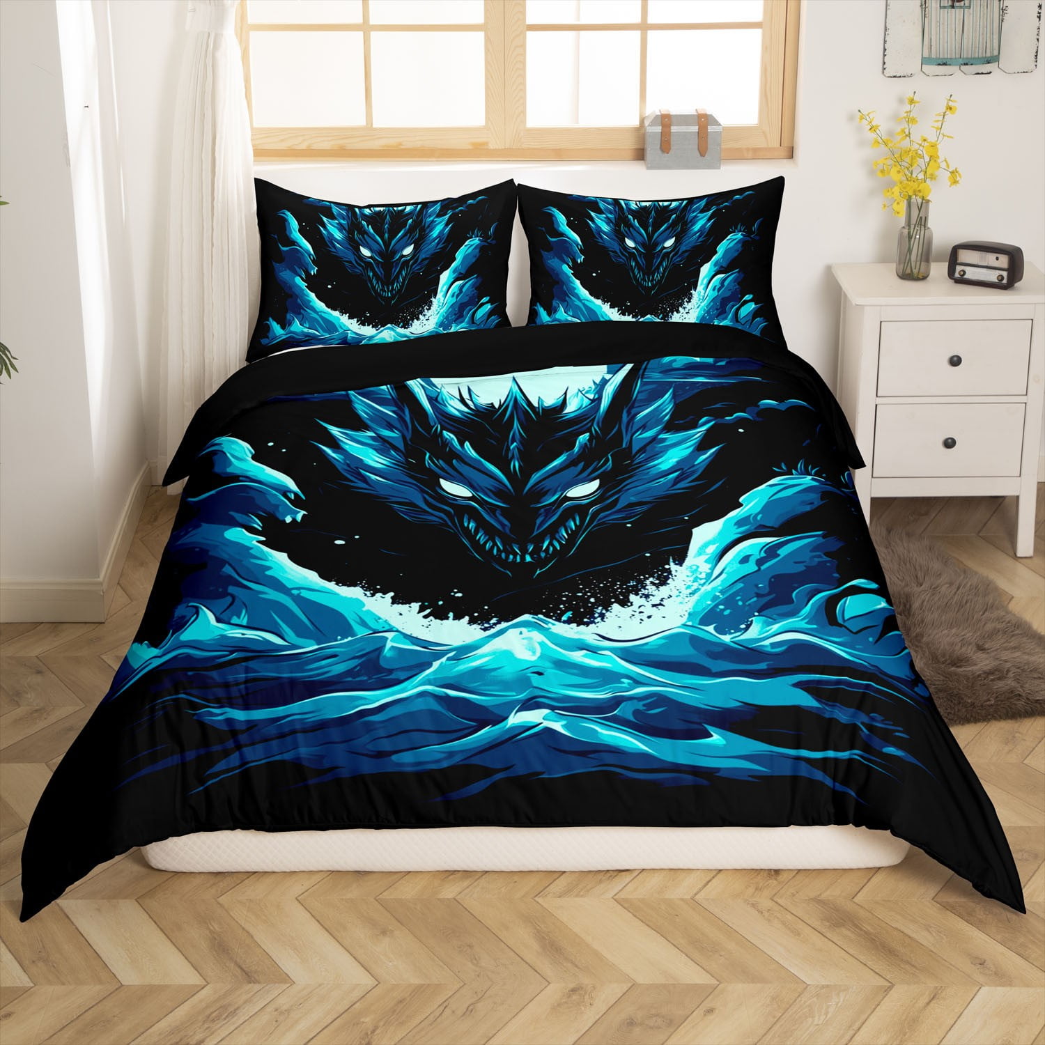 Dragon Duvet Cover Set,3D Print Dragon Bedding Set, Room Decor ...