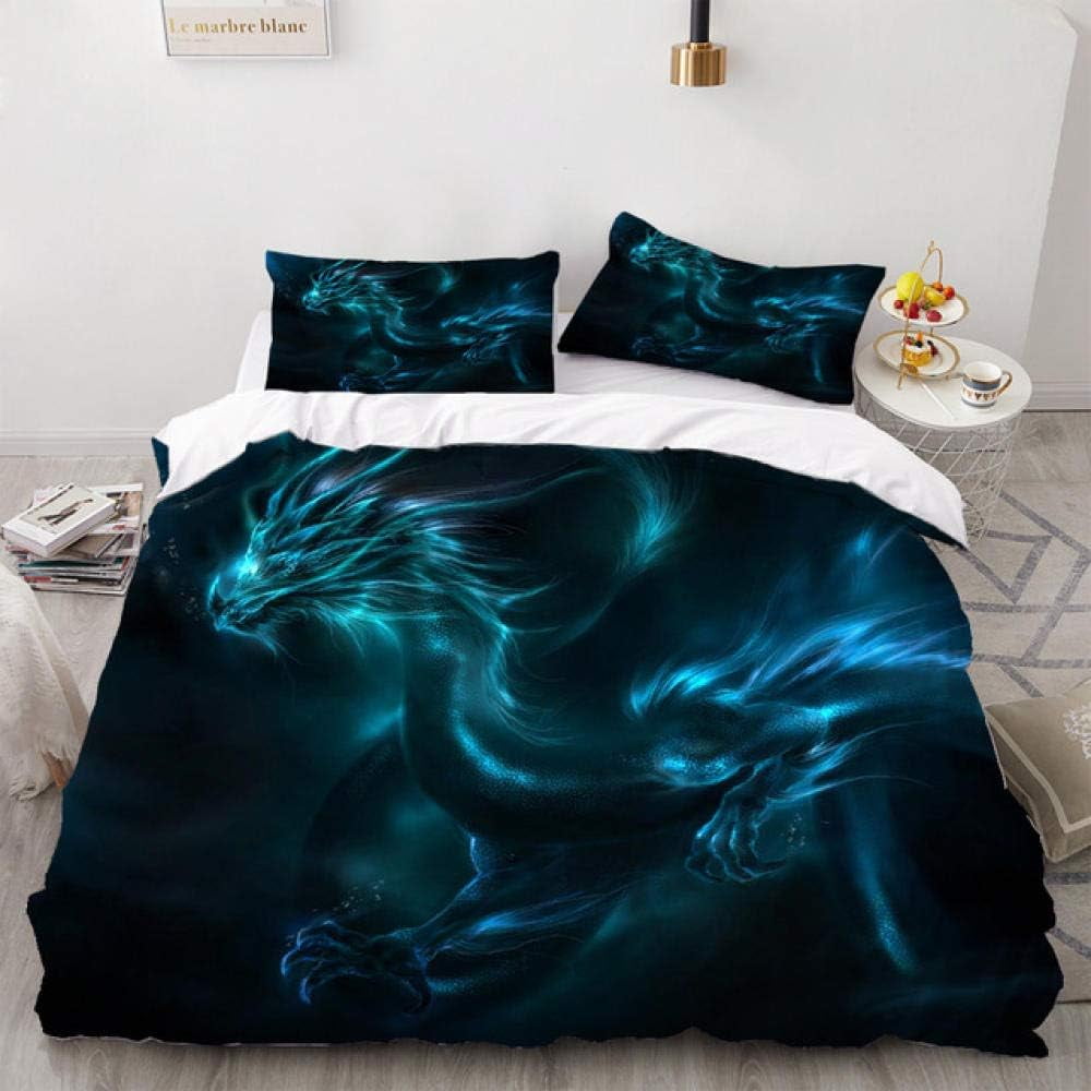 Dragon Duvet Cover Set,Bedding Set for Kids and Adult, Home Decor ...