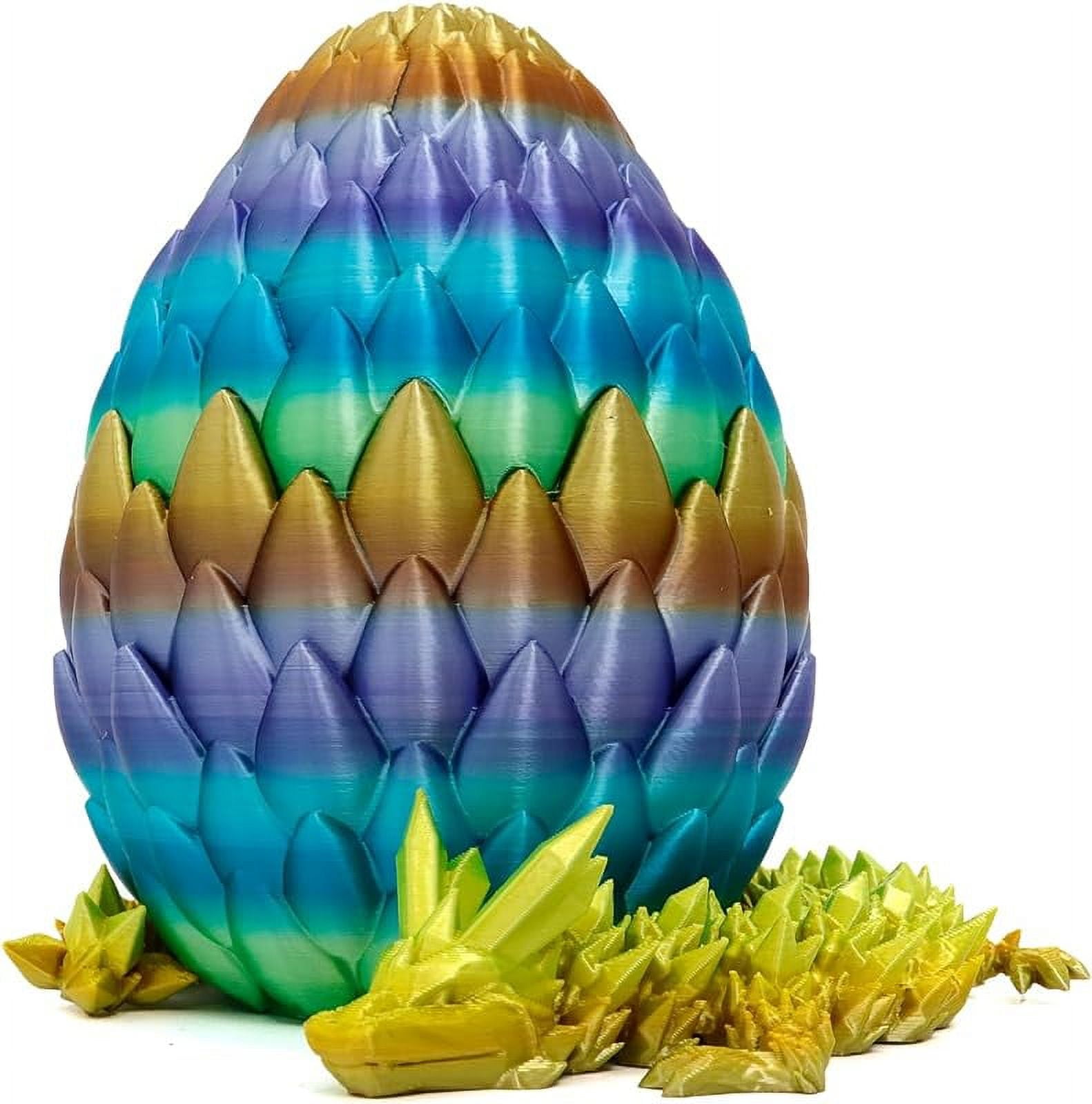 Dragon Egg - 3D Printed Egg with Flexible Pearly Sheen Dragon, 3D ...