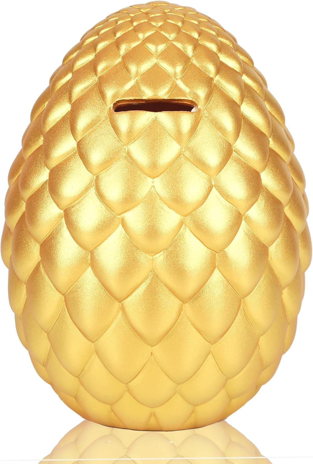 Dragon Egg Piggy Bank - Unbreakable, Shiny Color, Large Capacity Money ...