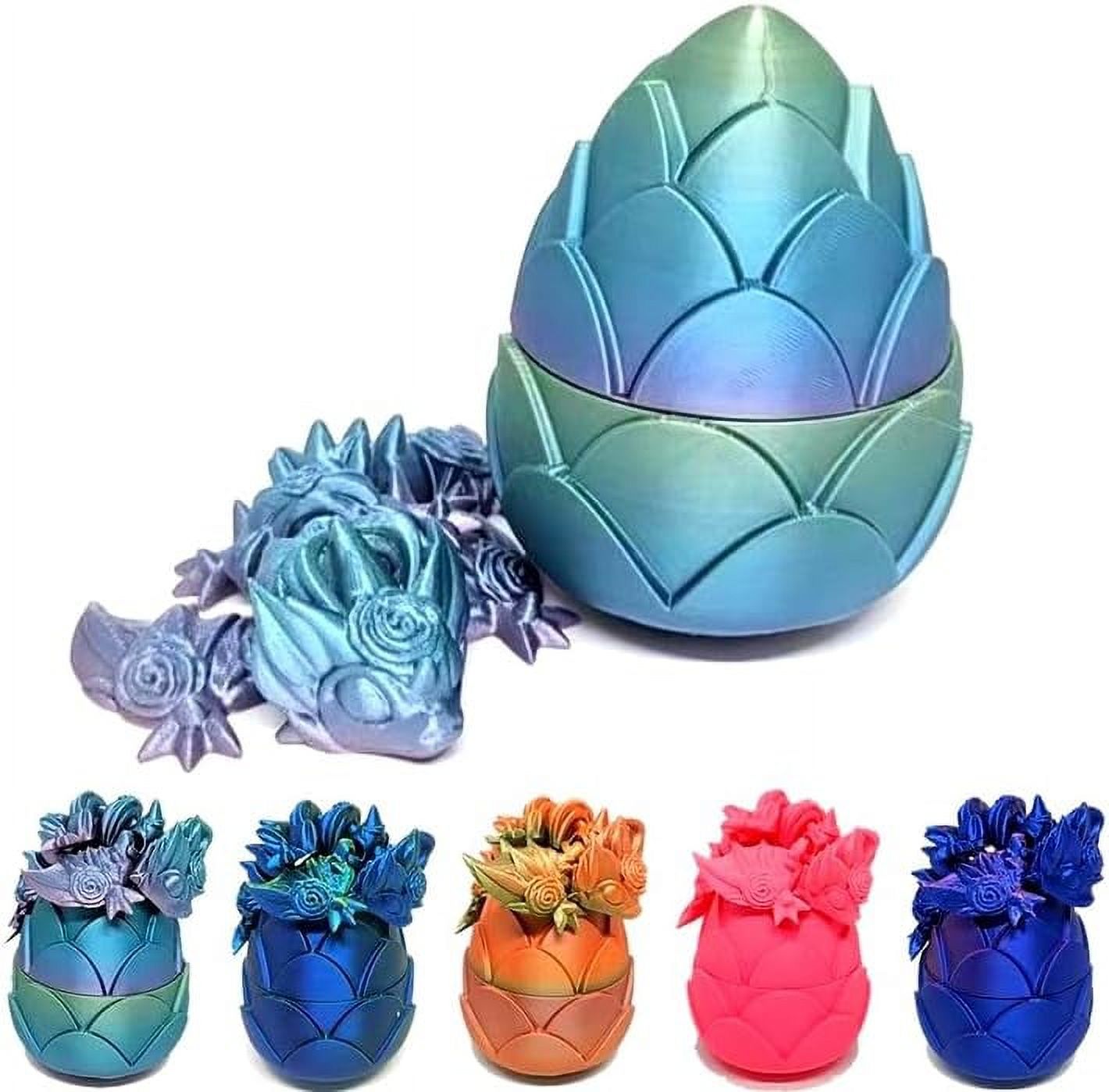 Dragon Egg - Surprise Egg with 8” Pearly Sheen Dragon Inside, 3D ...
