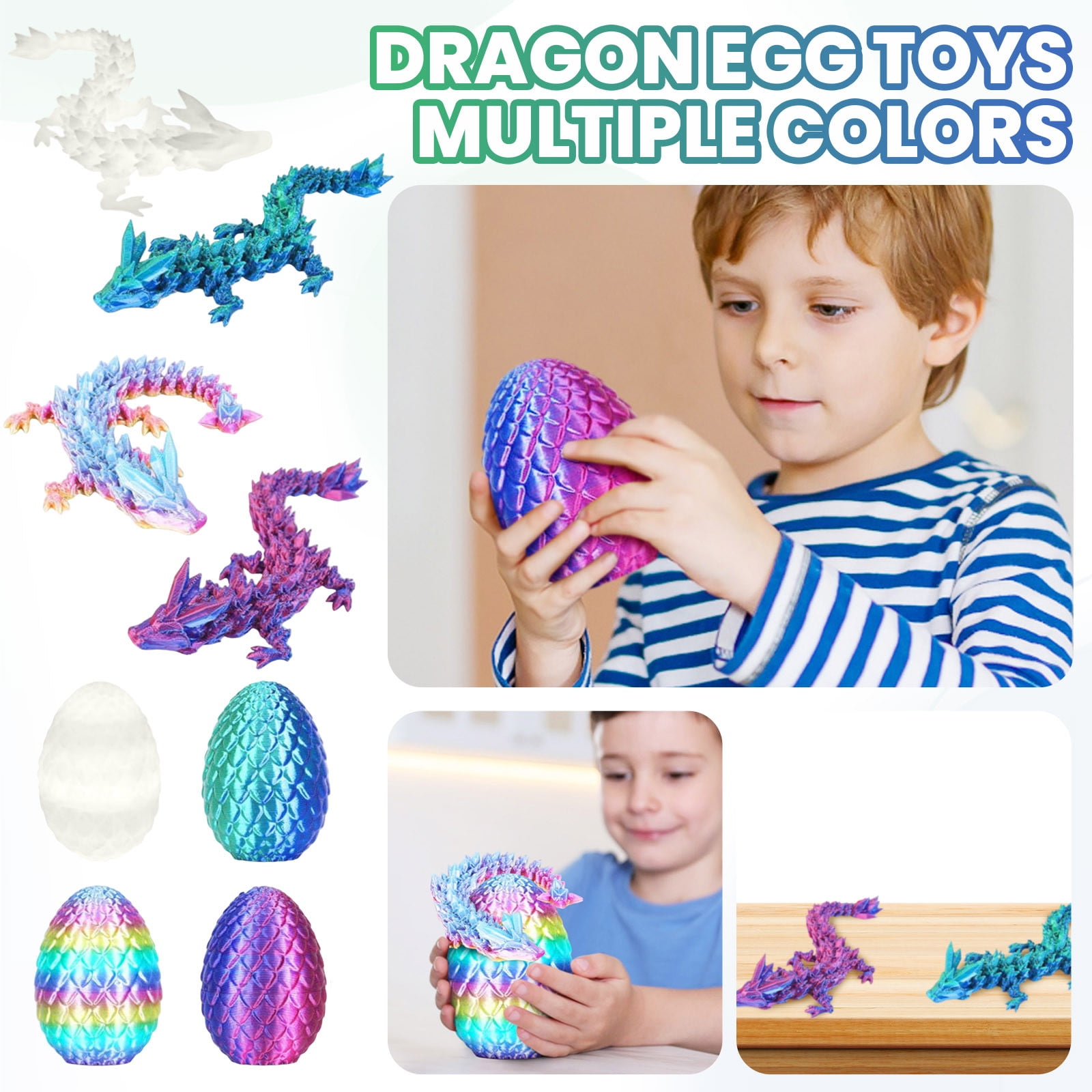 Dragon Egg Toy Easter Basket Essentials Dragon Eggs with Dragons Inside ...