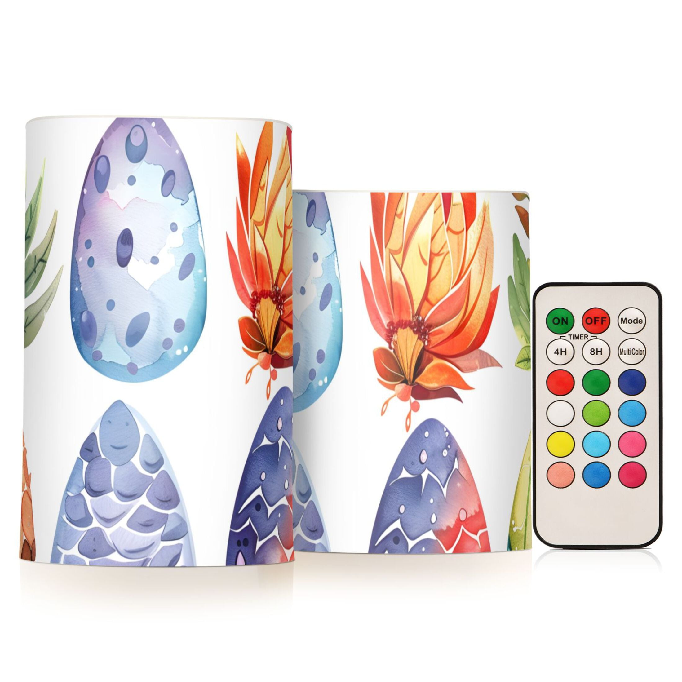 Dragon Eggs Flameless Candles LED Lights Battery Operated Candles with ...