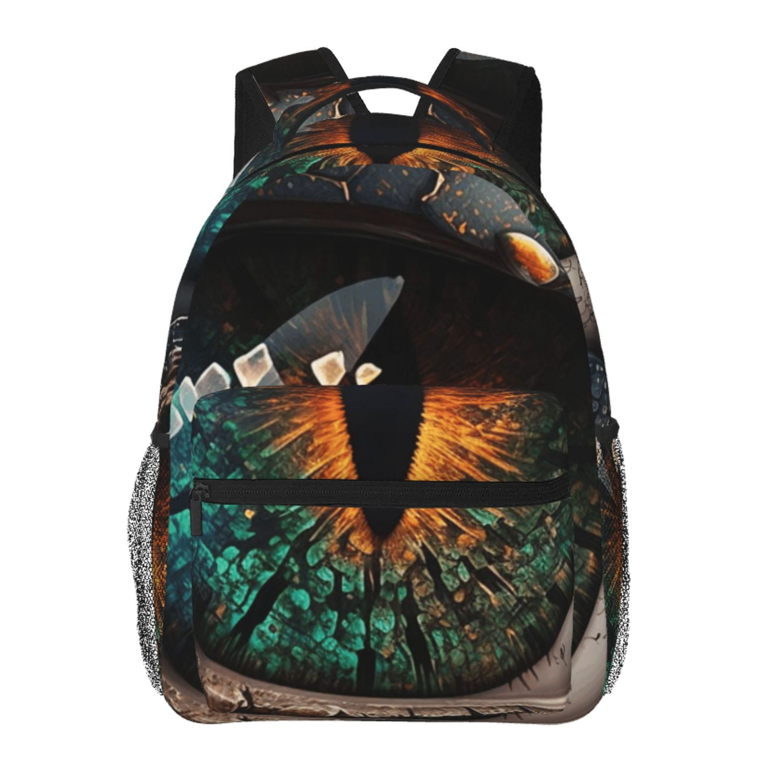 Dragon Eye Cool Art Laptop Backpack Travel Rucksack for Teens Adults ...