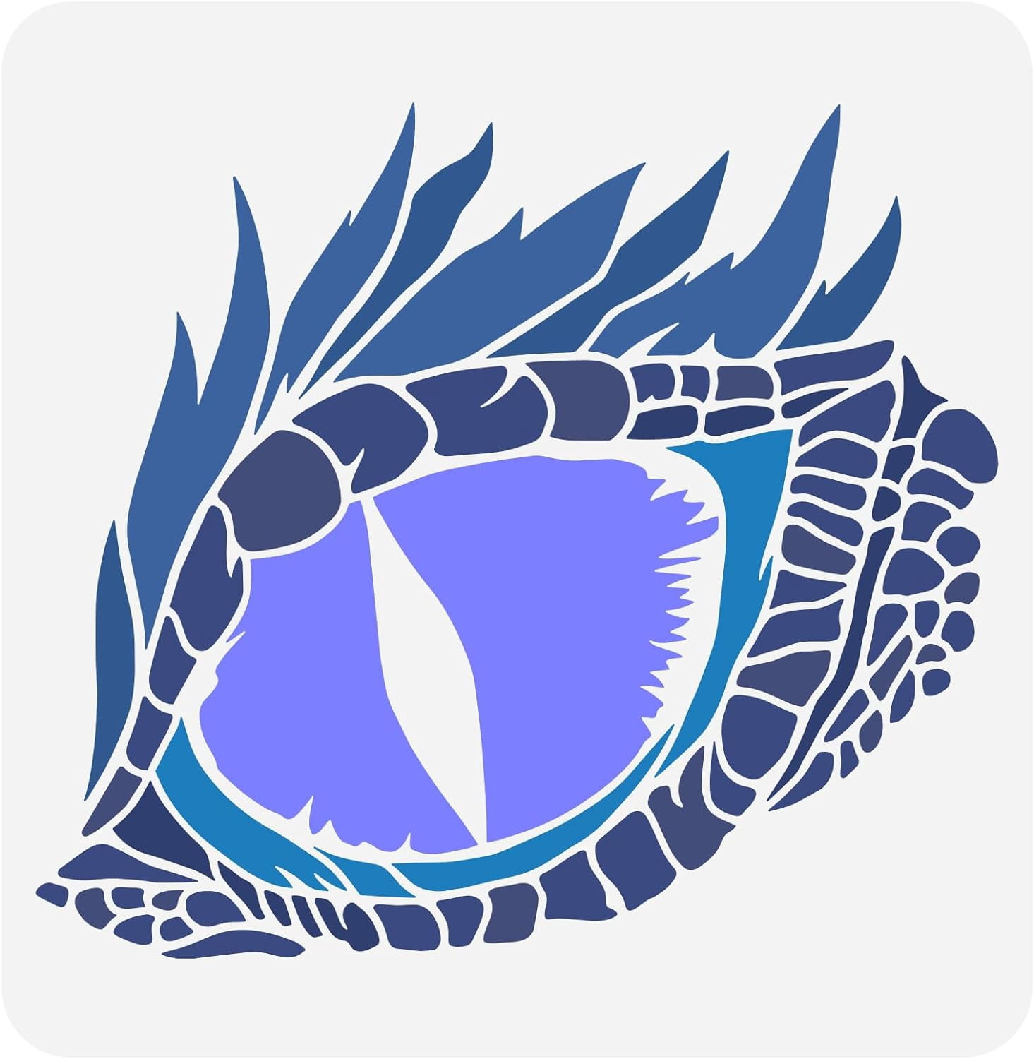 Dragon Eye Painting Stencil 11.8x11.8inch Reusable Eye of The Dragon ...
