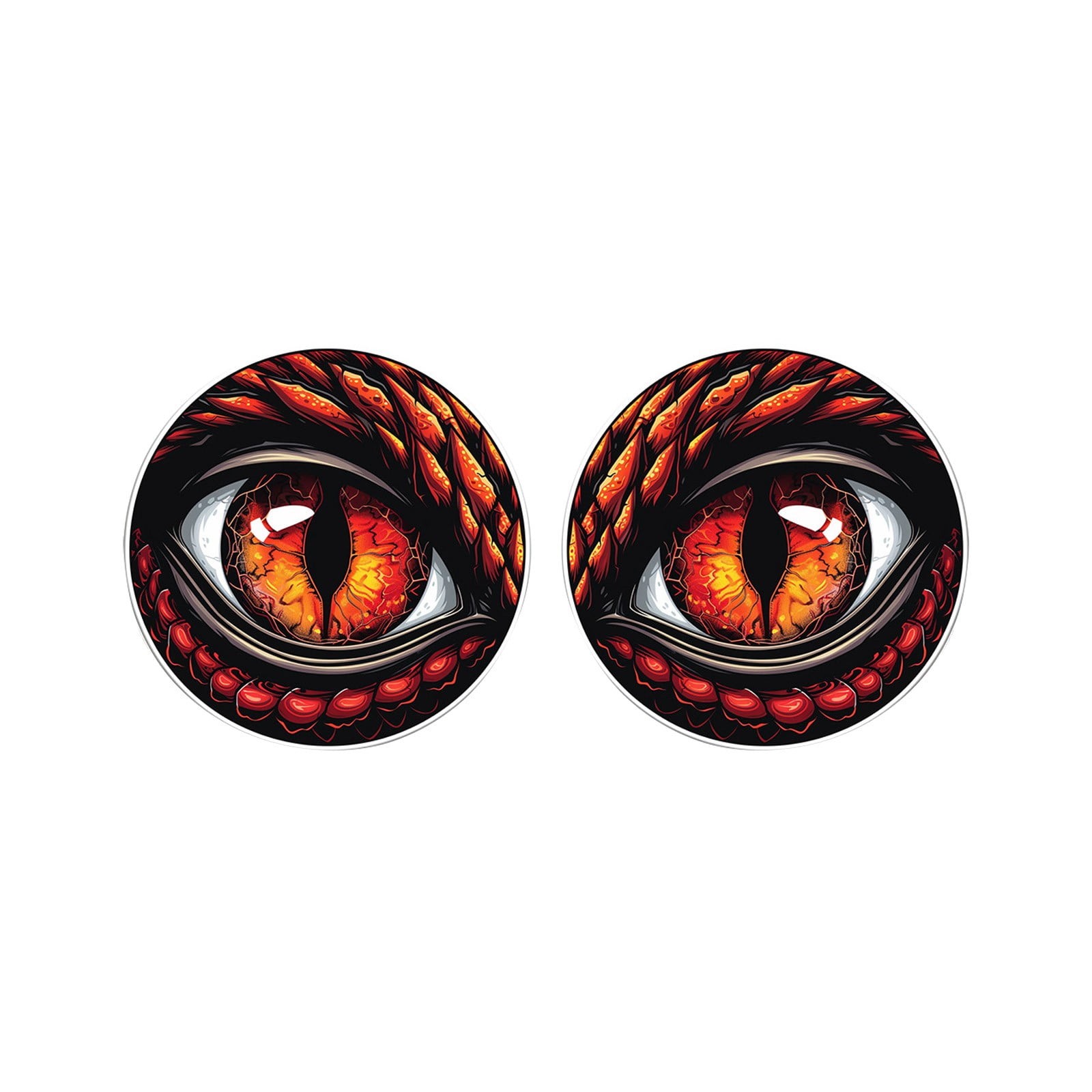 Beast Eyes Headlight Decals Pair, Eye Headlight Decal, Beast Decals for ...