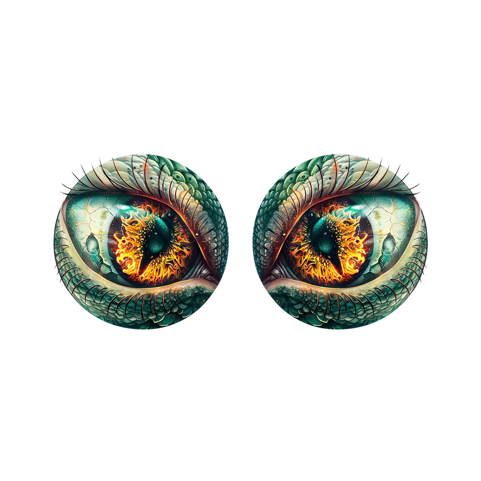 Beast Eyes Headlight Decals Pair, Beast Decals for Jeep Truck, Eye ...