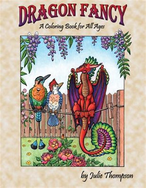 Pre-Owned Dragon Fancy: A Coloring Book for All Ages - Walmart.com