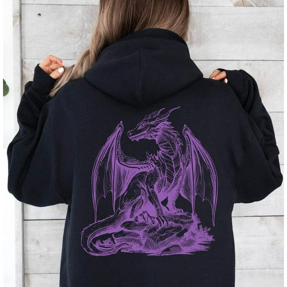 Dragon Fantasy Hoodie, Feminism Hoodie, Fantasy Romance Booklover Gift ...