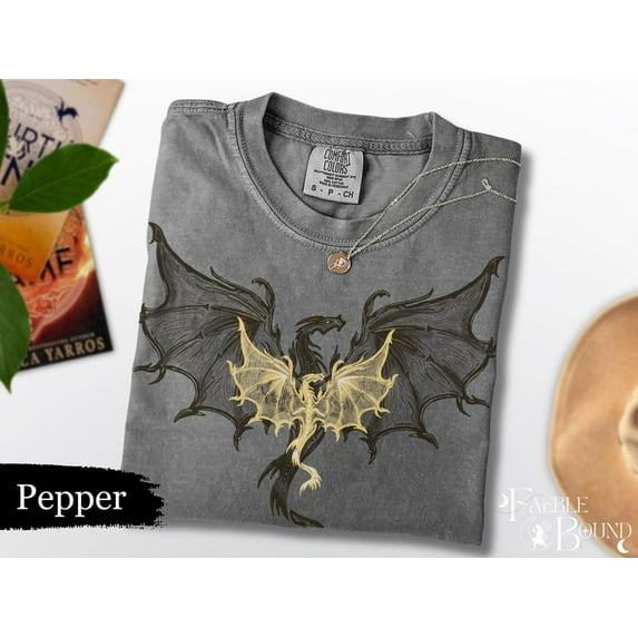 Dragon Fantasy Shirt Bookworm Reader War College Dragon Rider Bookish ...