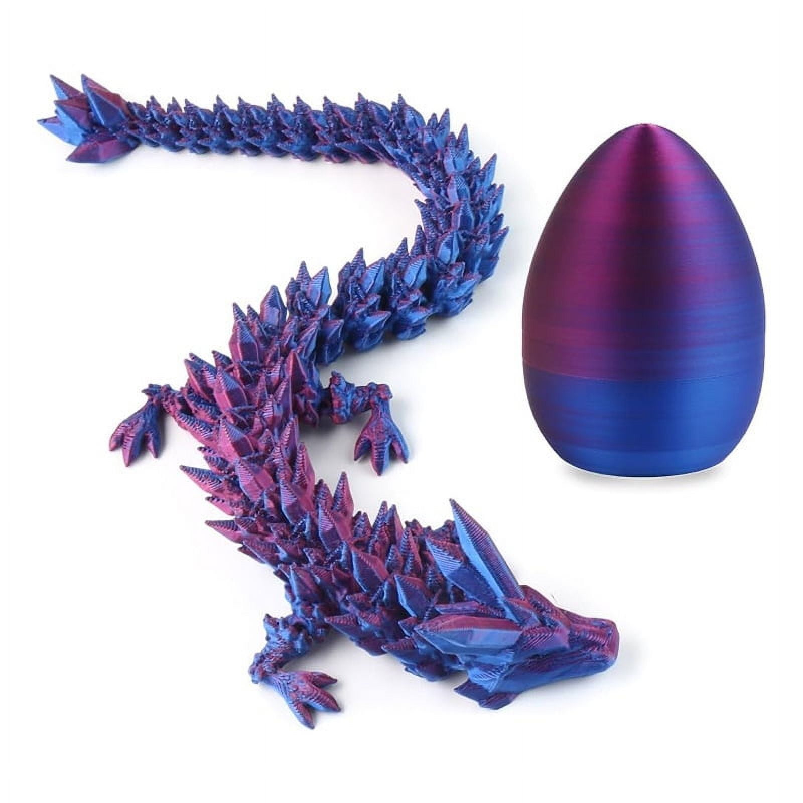 Dragon Fidget Egg 3D Printed Articulated Dragon Egg, Flexible ...