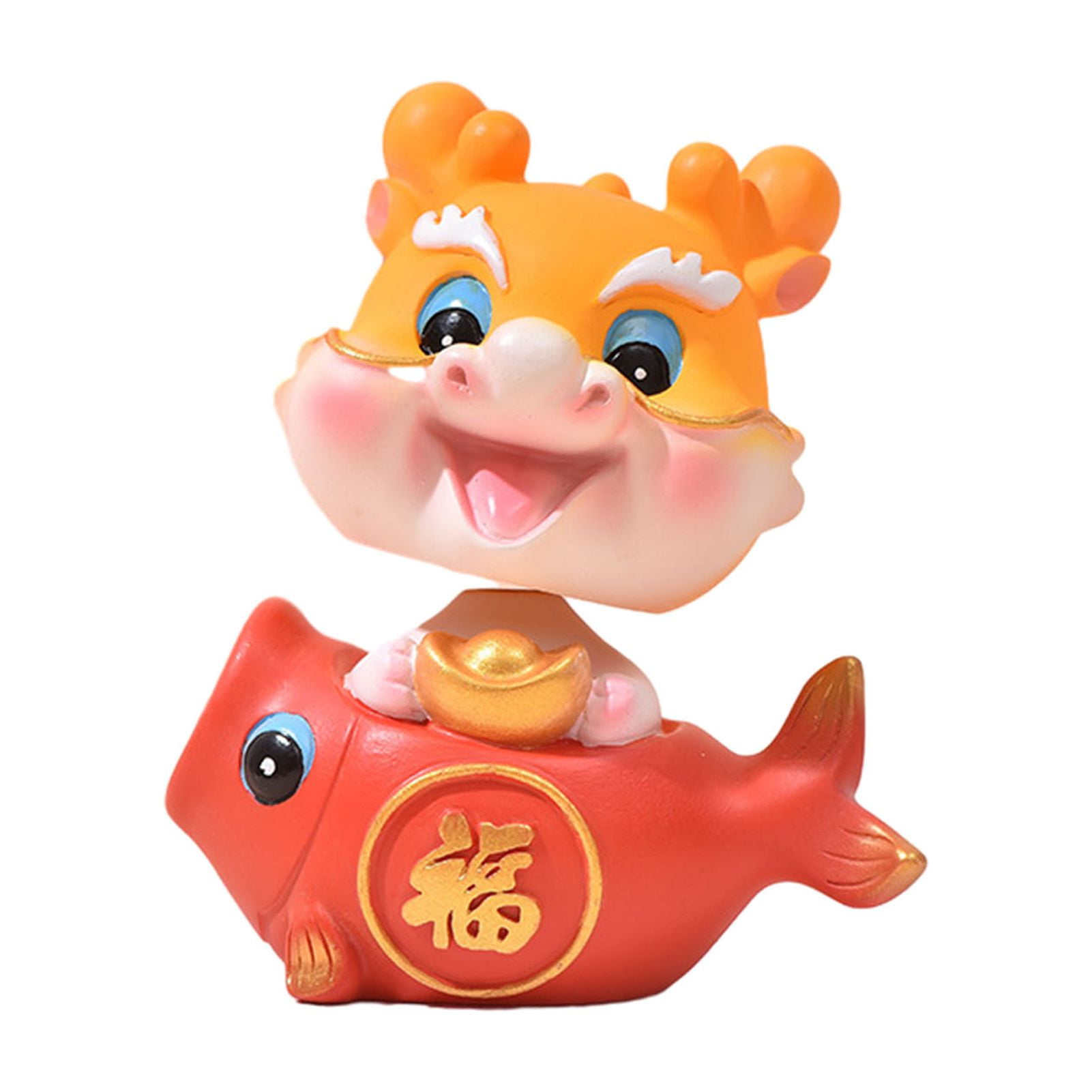 Dragon Figurine Shaking Head Toy Dragon Car Dashboard Decoration ...
