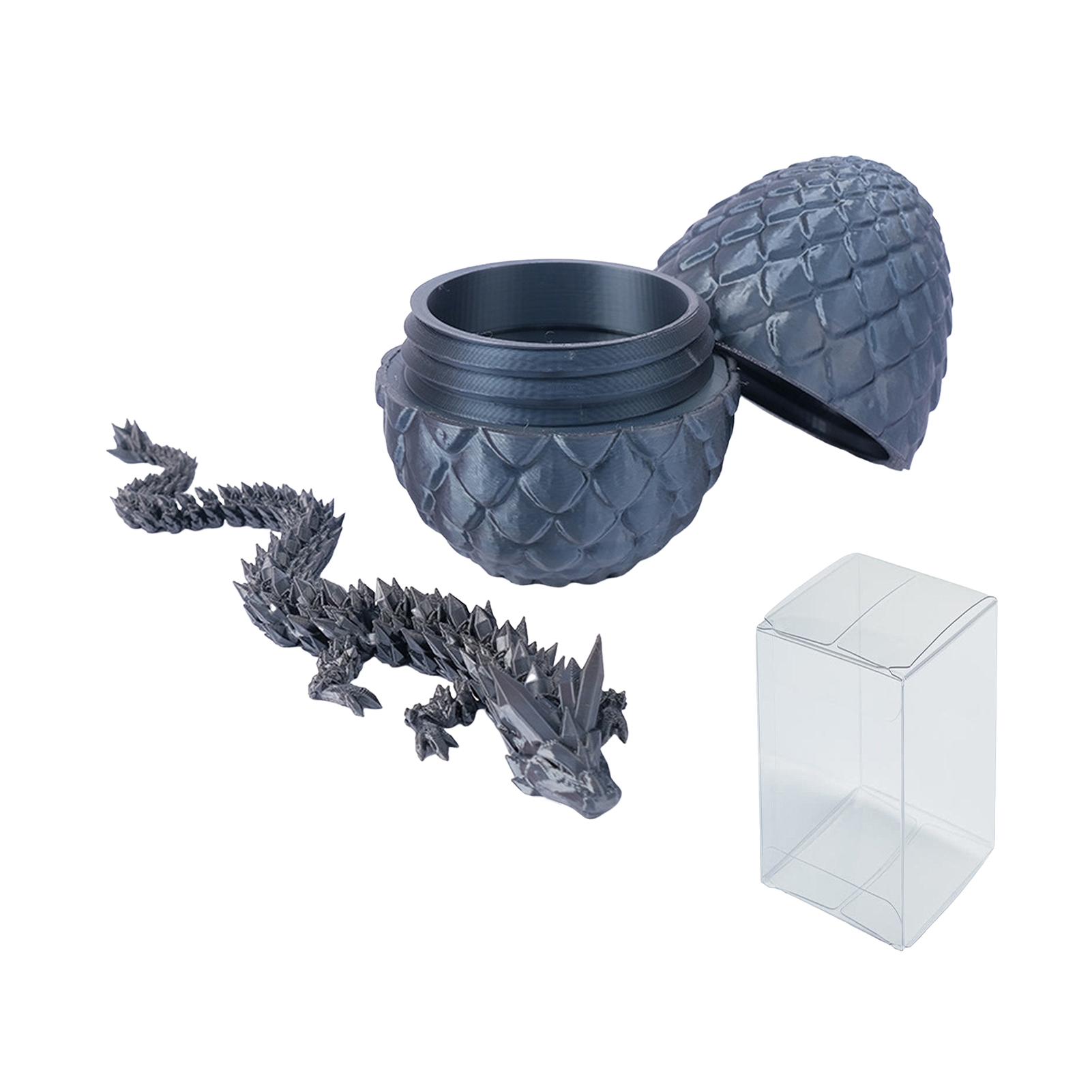 Dragon Figurine Toy Dragon Figurine 3d Printed Dragon Egg Figurine with ...