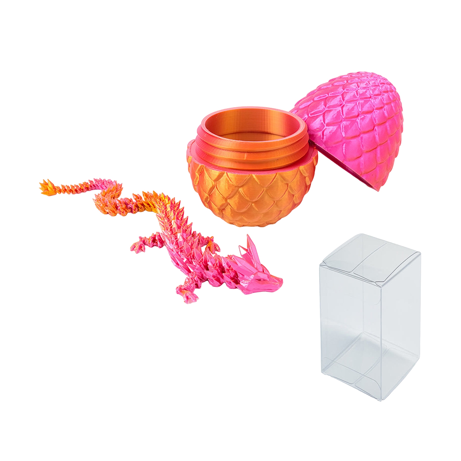 Dragon Figurine Toy Dragon Figurine 3d Printed Dragon Egg Figurine with ...