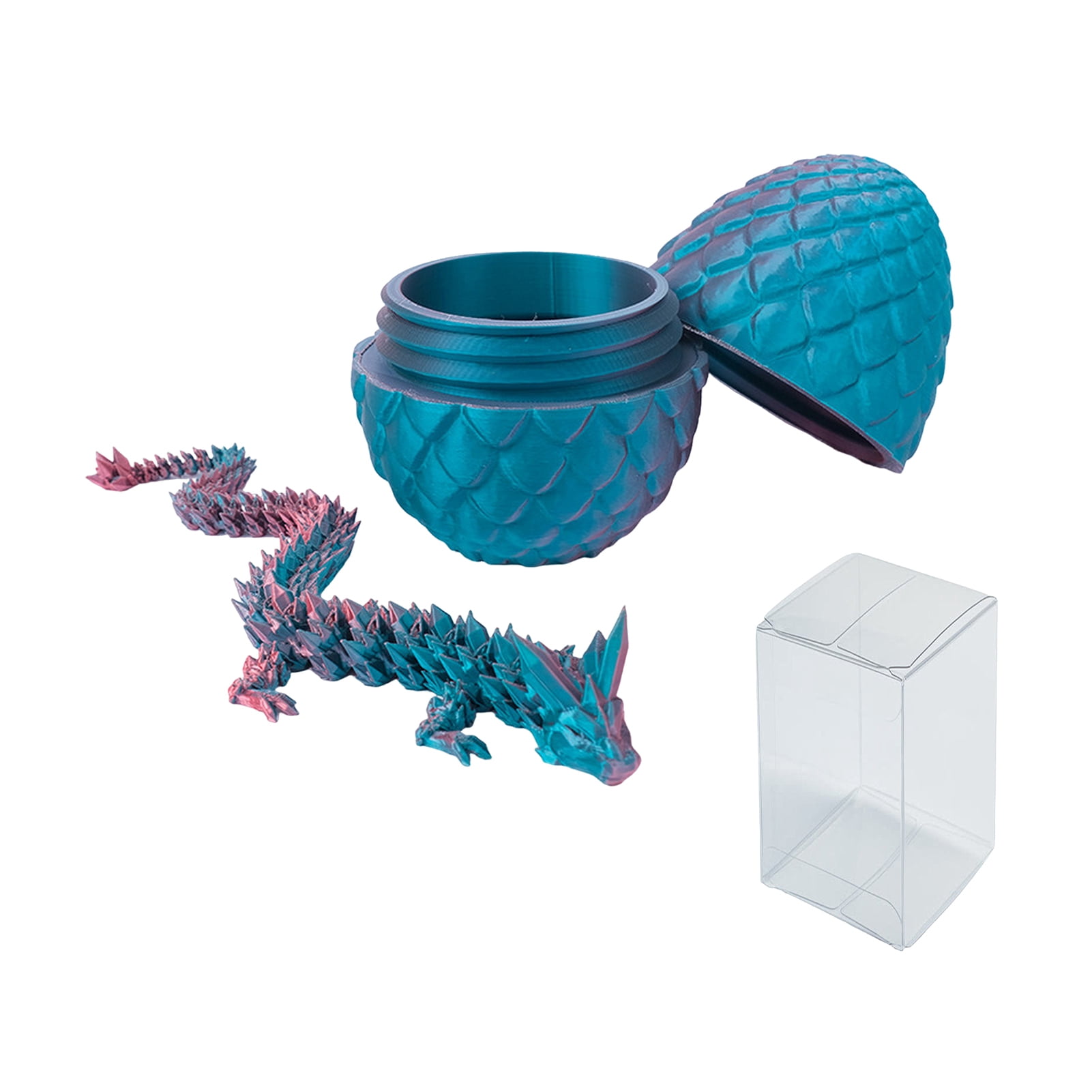 Dragon Figurine Toy Dragon Figurine 3d Printed Dragon Egg Figurine with ...