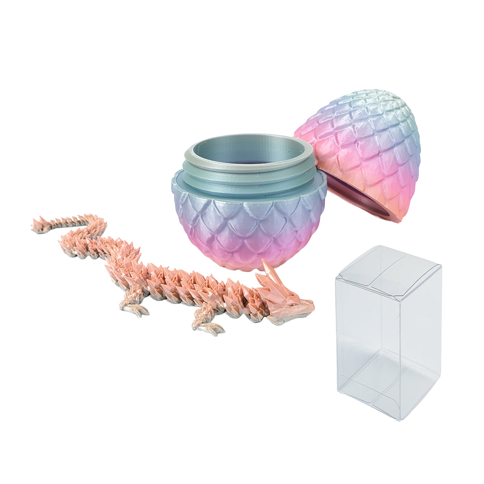 Dragon Figurine Toy Dragon Figurine 3d Printed Dragon Egg Figurine with ...