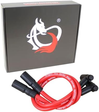 Dragon Fire Pro Race 10.2mm Spark Plug Wire 2004-2006 Harley-Davidson ...