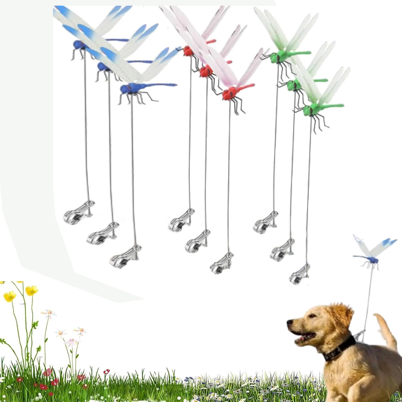 Dragon Fly Clips for Bugs Repellent, Fake Dragonfly Dragonfly to Keep ...