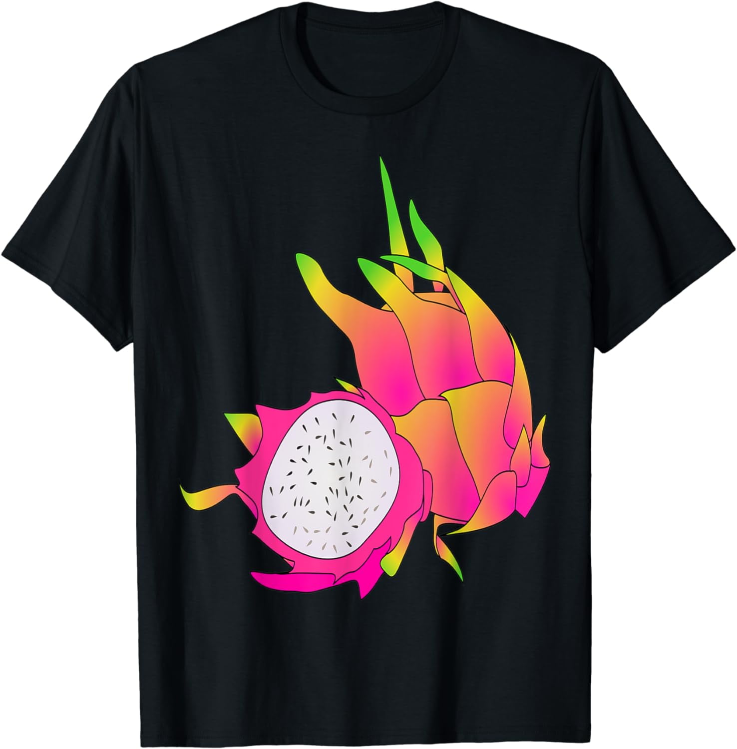 Dragon Fruit Pitahaya Strawberry Pear Tropical Fruit T-Shirt - Walmart.com