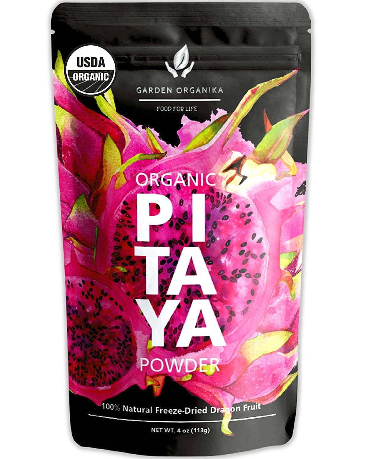 Dragon Fruit Powder - Organic Freeze Dried Pitaya - Food Coloring - No Sugar Added, Gluten-Free ...