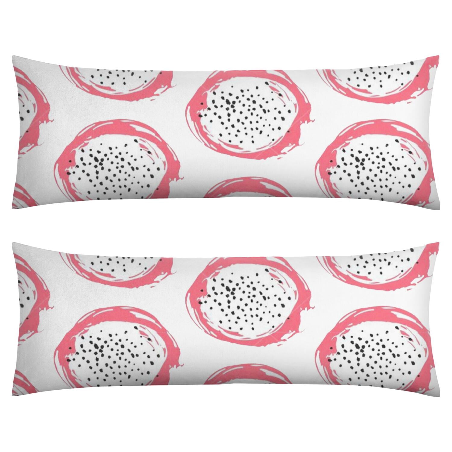 Dragon Fruit Throw Pillow Cover Tropical Pitaya Lover Design, Pink ...