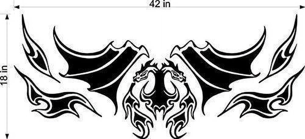 Dragon GOT Hood Tailgate Decal Sticker Graphic - Walmart.com