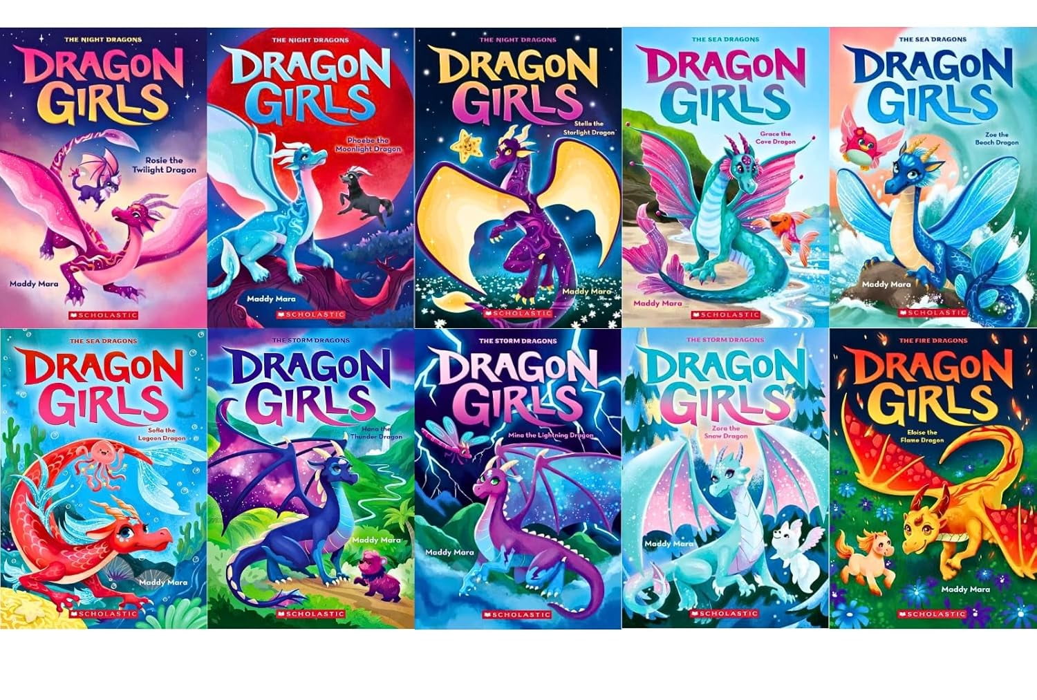 Dragon Girls Series Collection Set Books 7-16 (Dragon Girls) - Walmart.com