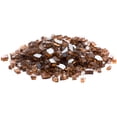 Dragon Glass 25 lb Copper Brown Reflective Tempered Fire Glass, 1/2 ...