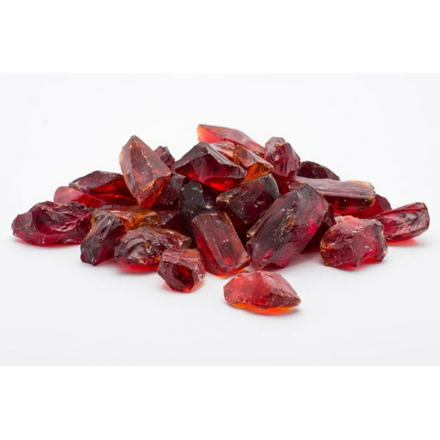 Dragon Glass 25 lb Red Landscape & Fire Pit Glass, 1/2" - Walmart.com
