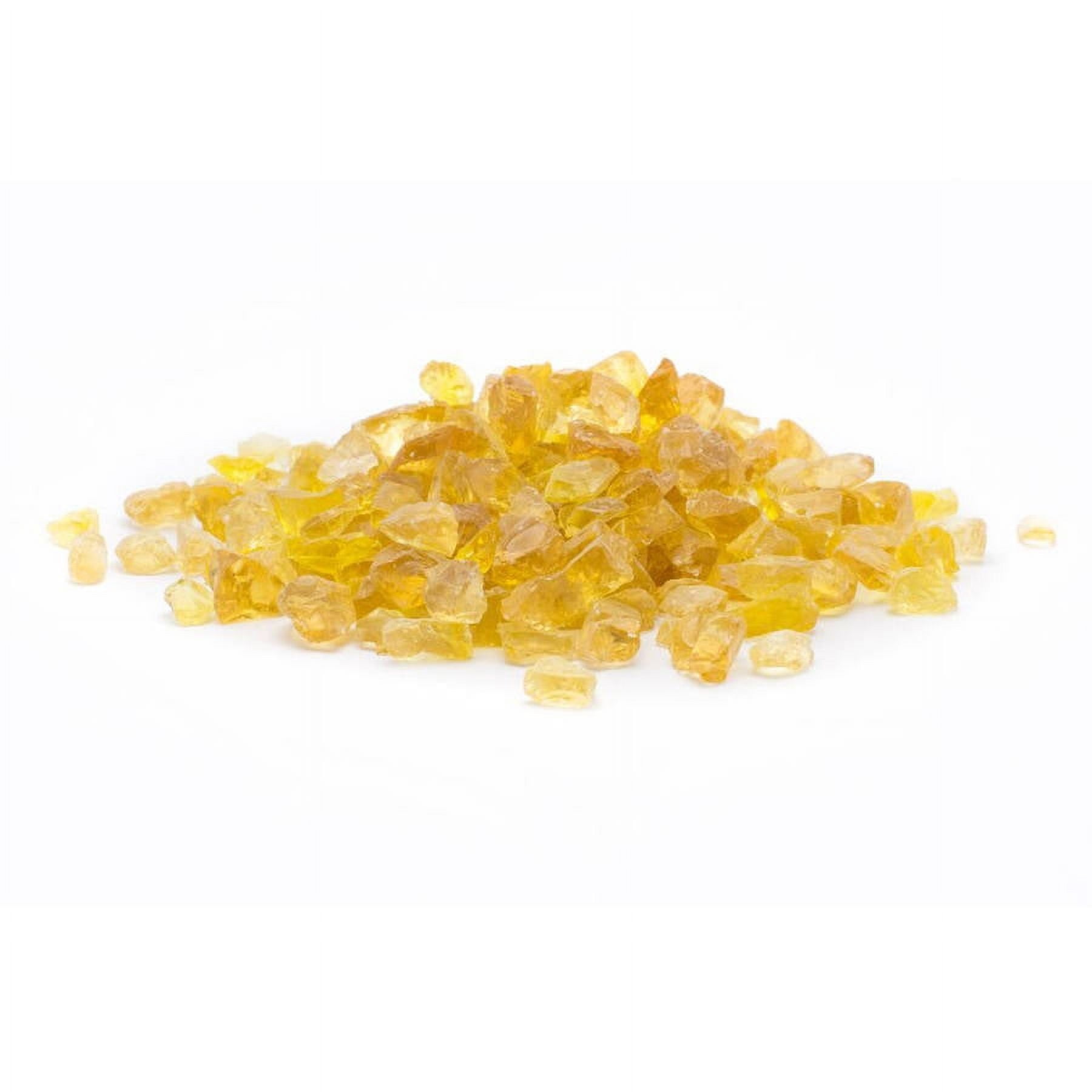 Dragon Glass 25 lb Yellow Landscape & Fire Pit Glass, 1/2" - Walmart.com