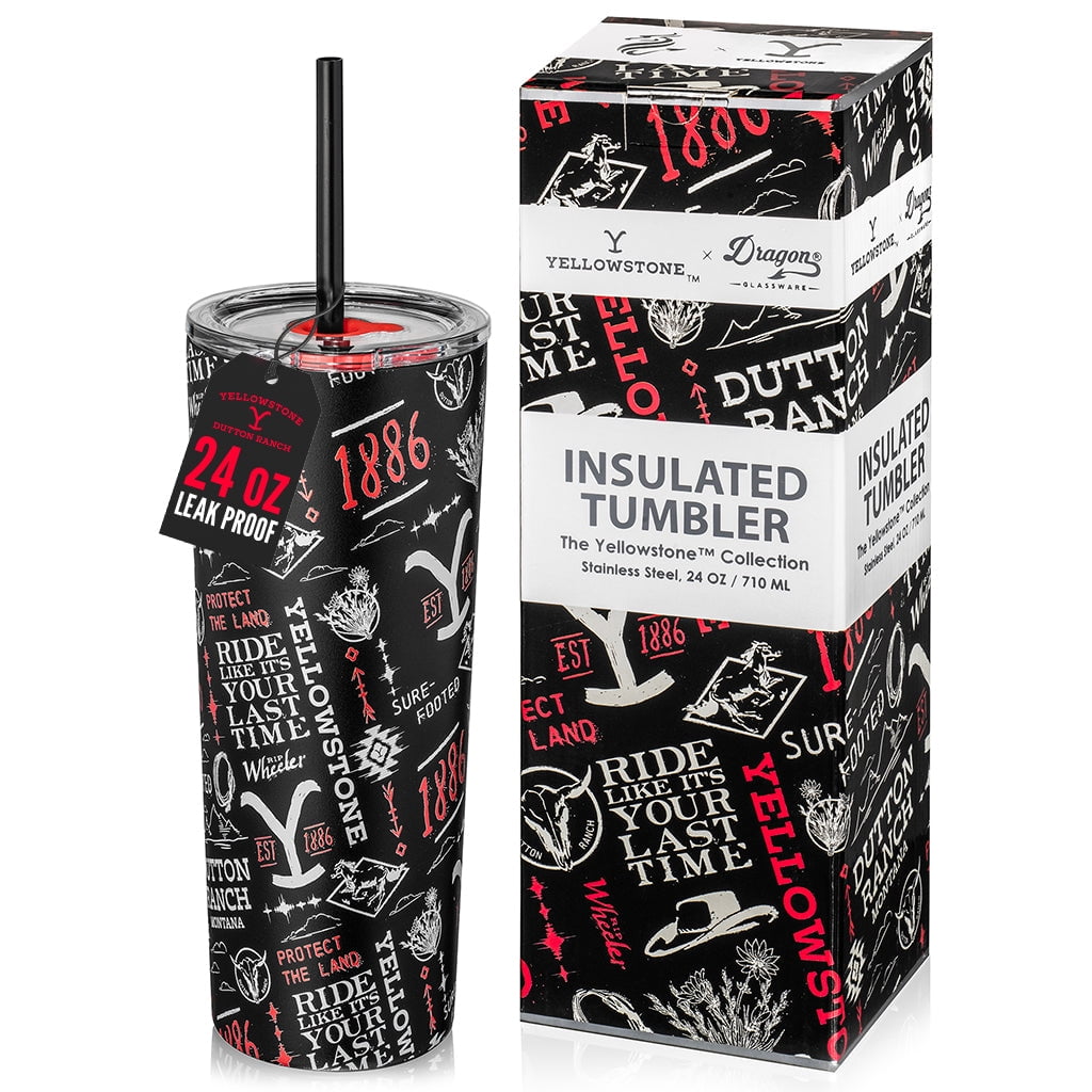 Dragon Glassware x Yellowstone 1886 Tumbler - Walmart.com
