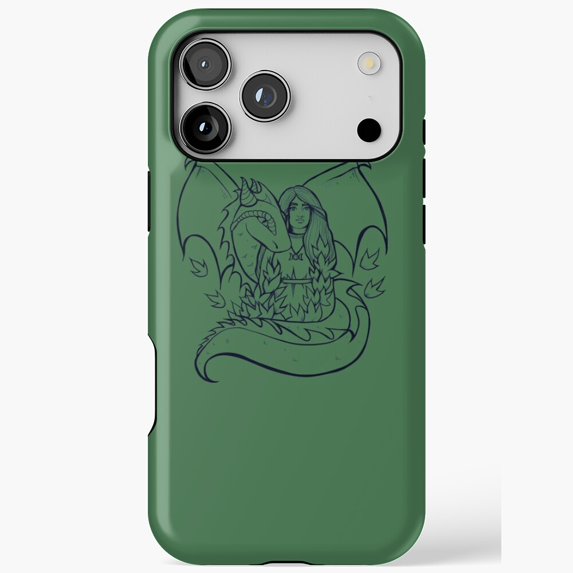 Dragon Goddess Fantasy Mythical Art iPhone Case 17 to 11 Pro Max ...