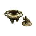 Dragon Head Incense Burner Container Brass Craft Incense Container ...