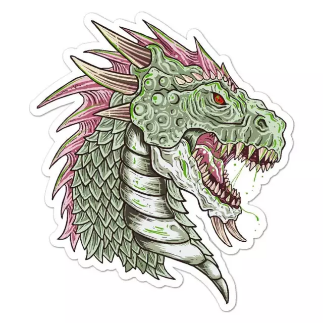 Dragon Head Sticker Indoor Outdoor Phone Decal Water Bottle Stickers ...