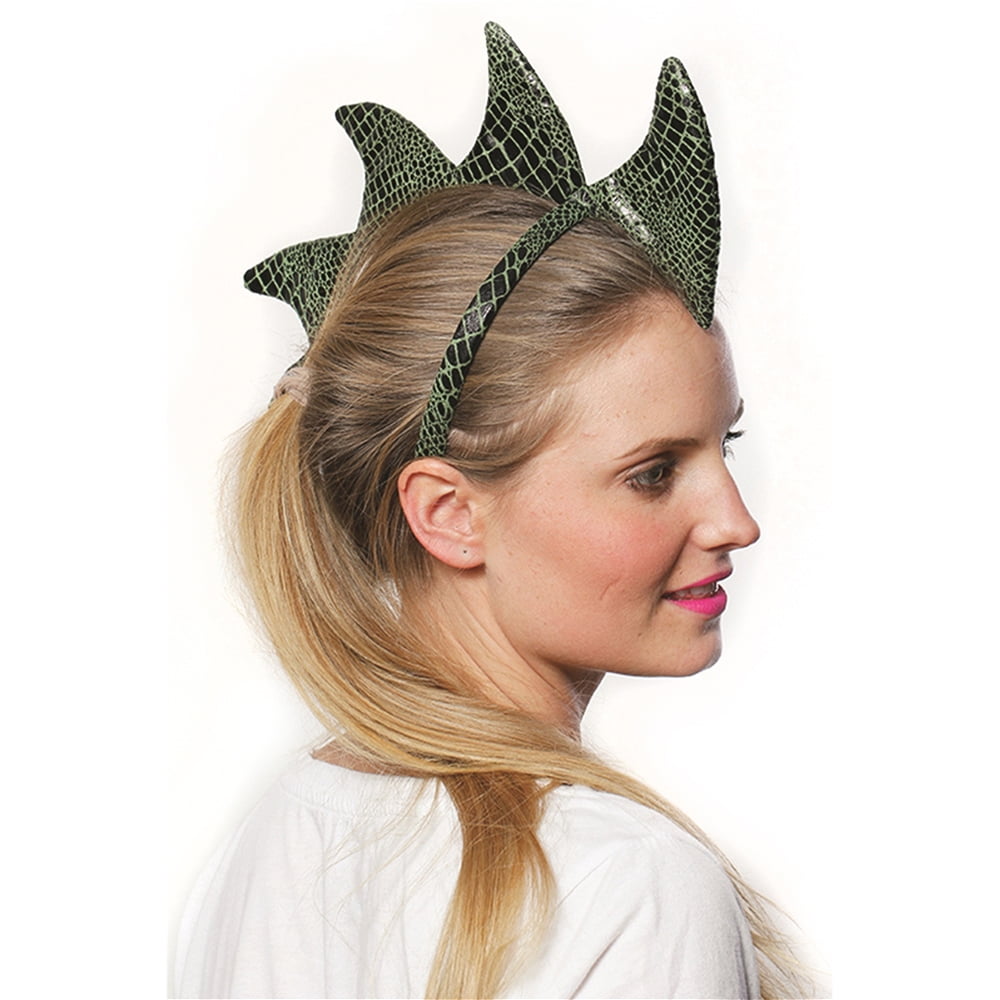 Adult Accessory: Playful Green Dragon Headpiece Headband, One Size Fits ...