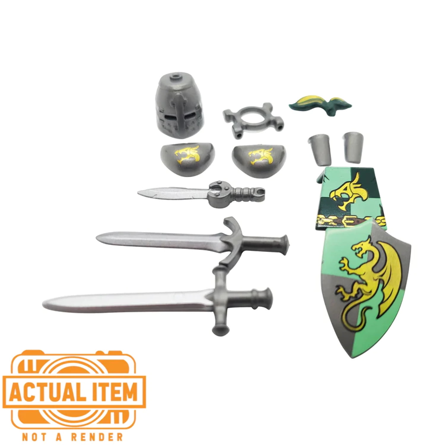 Dragon Knight Crusader - BrickForge Pack for LEGO Minifigures - Walmart.com