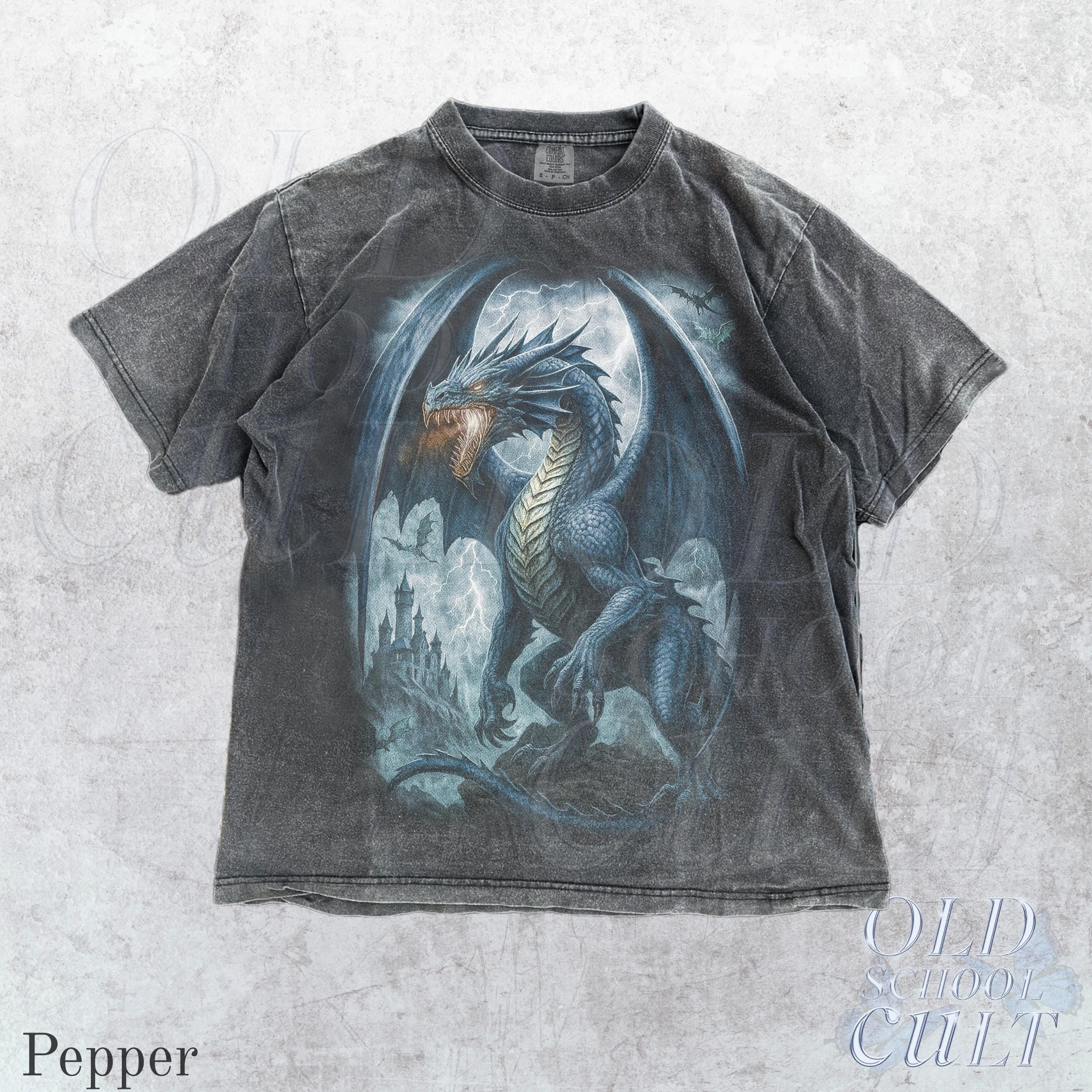 Dragon Limited Vintage 90s Style Graphic Shirt, Dragon Graphic Comfort ...