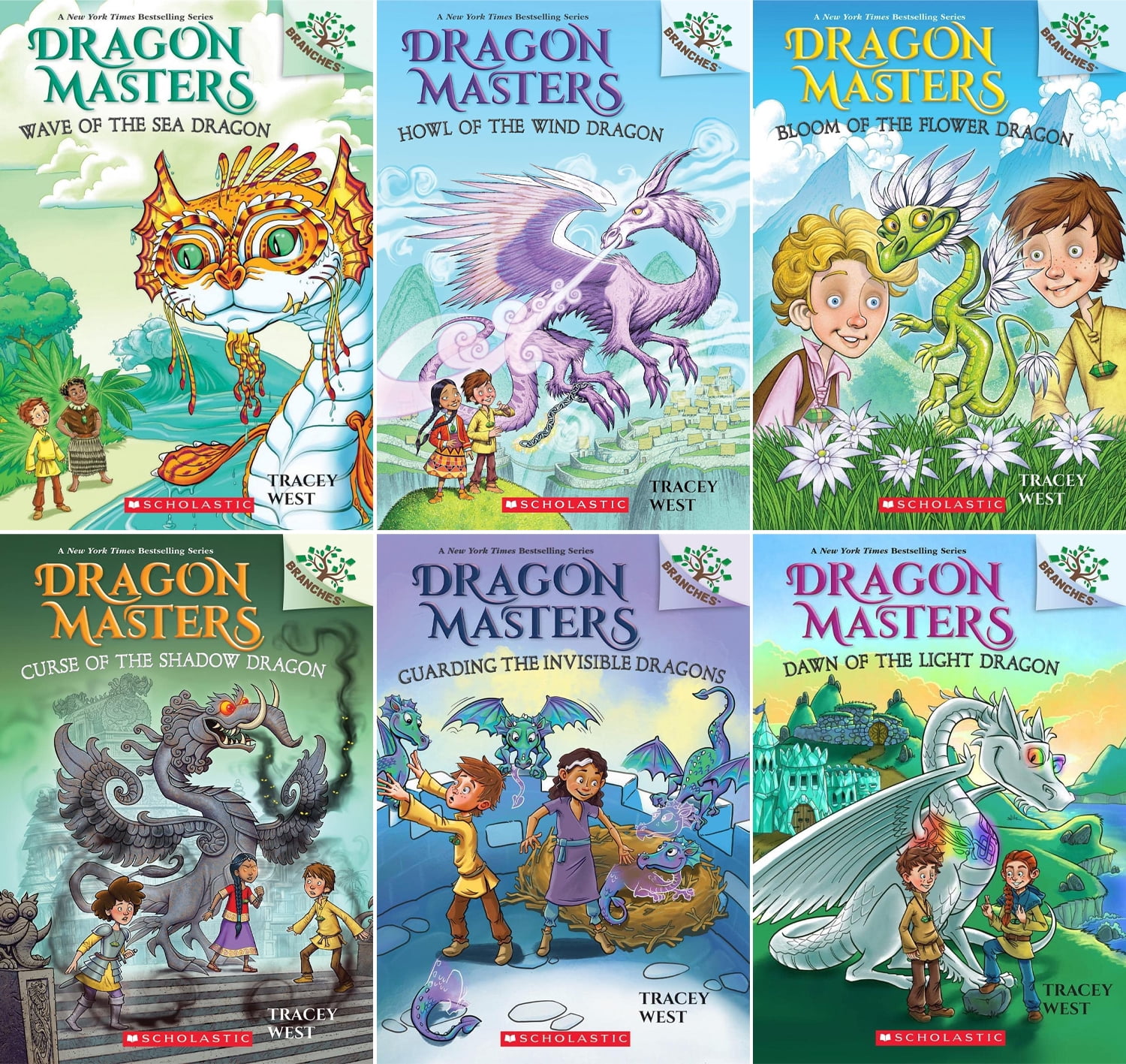 Dragon Masters Series Book 19 - 24 Collection 6 Books Set by Tracey ...