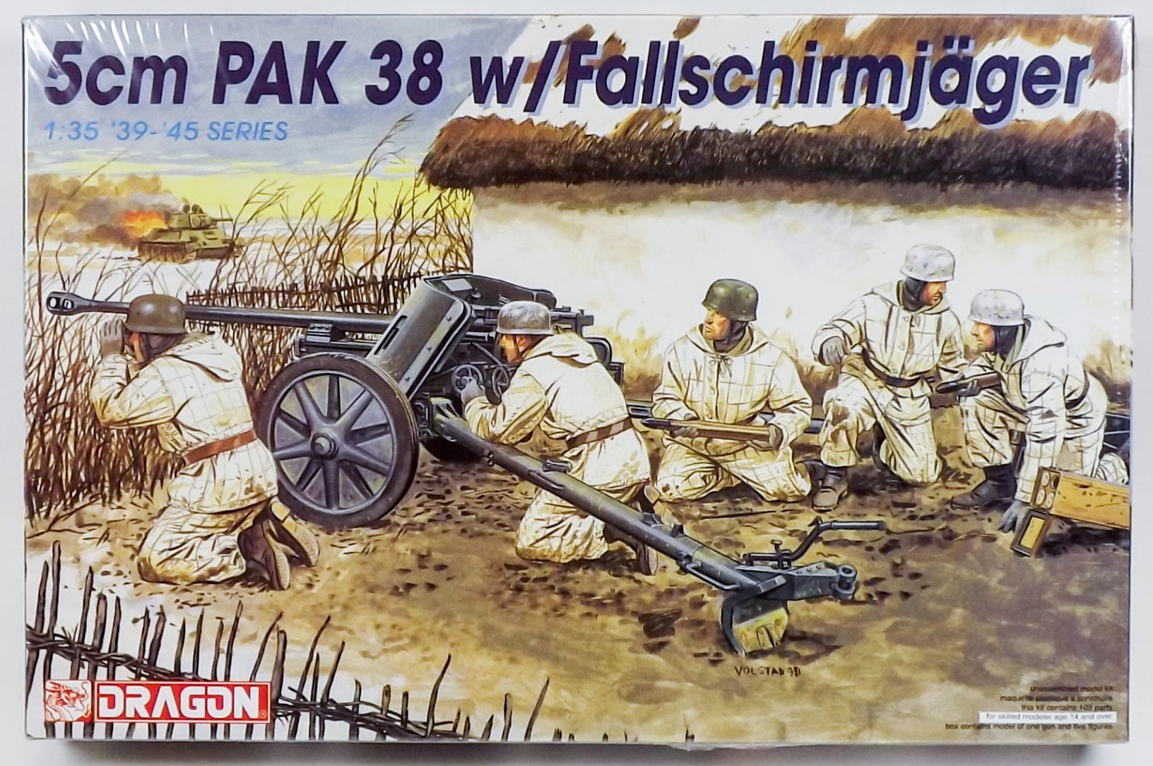Dragon Models 5cm PAK 38 w/Fallschirmjager New - Walmart.com