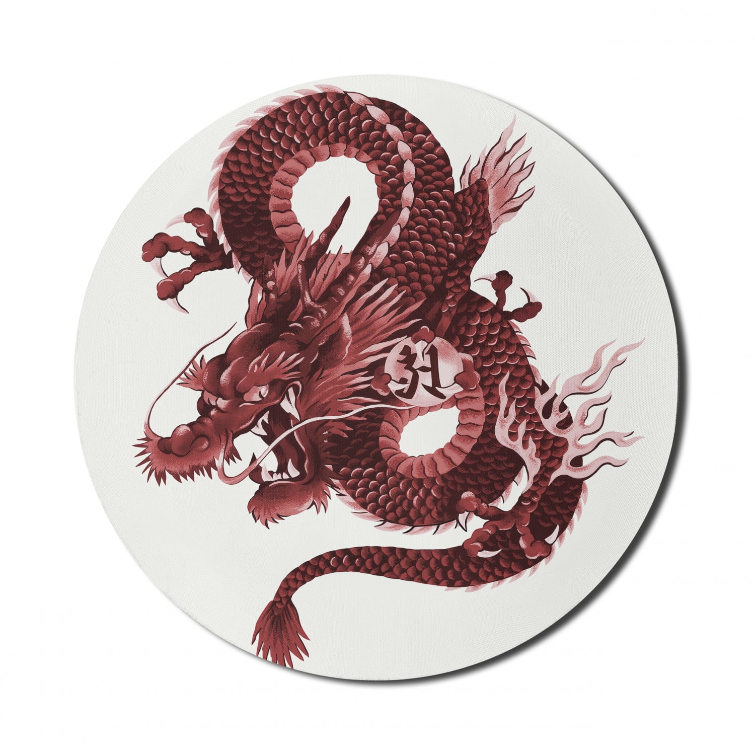 Dragon Mouse Pad for Computers, Japanese Dragon Tatsu Folk Noble ...