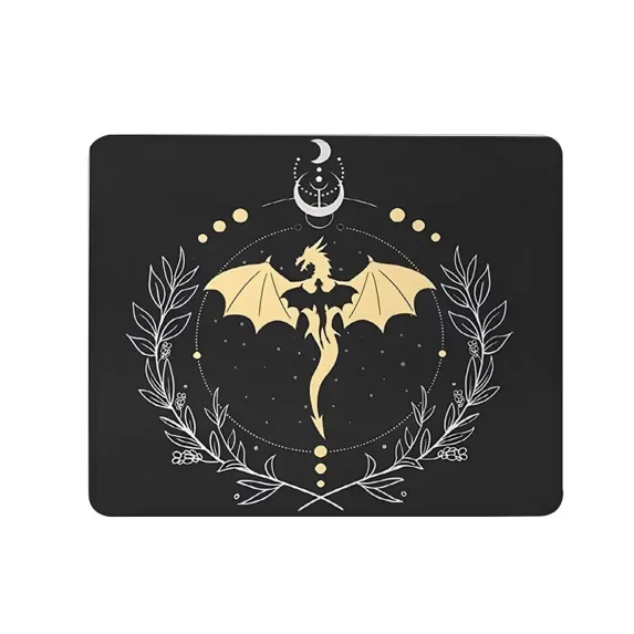Dragon Mouse Pad, Cute and Cool Square Mousepad,9.5 X 7.9 Inch ...