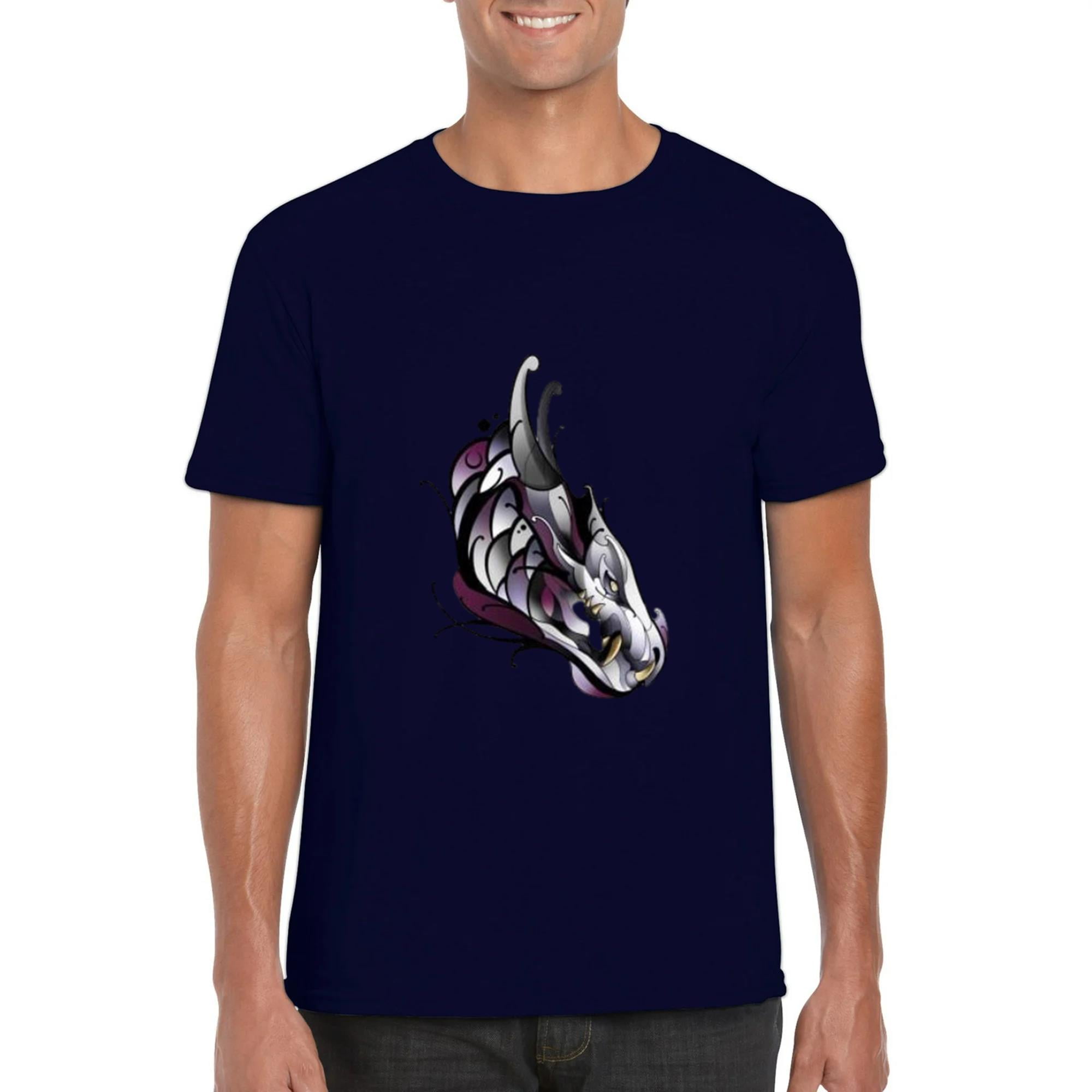 Dragon Mythical Creature Fantasy Art Design Graphic Chic T-Shirt, for ...